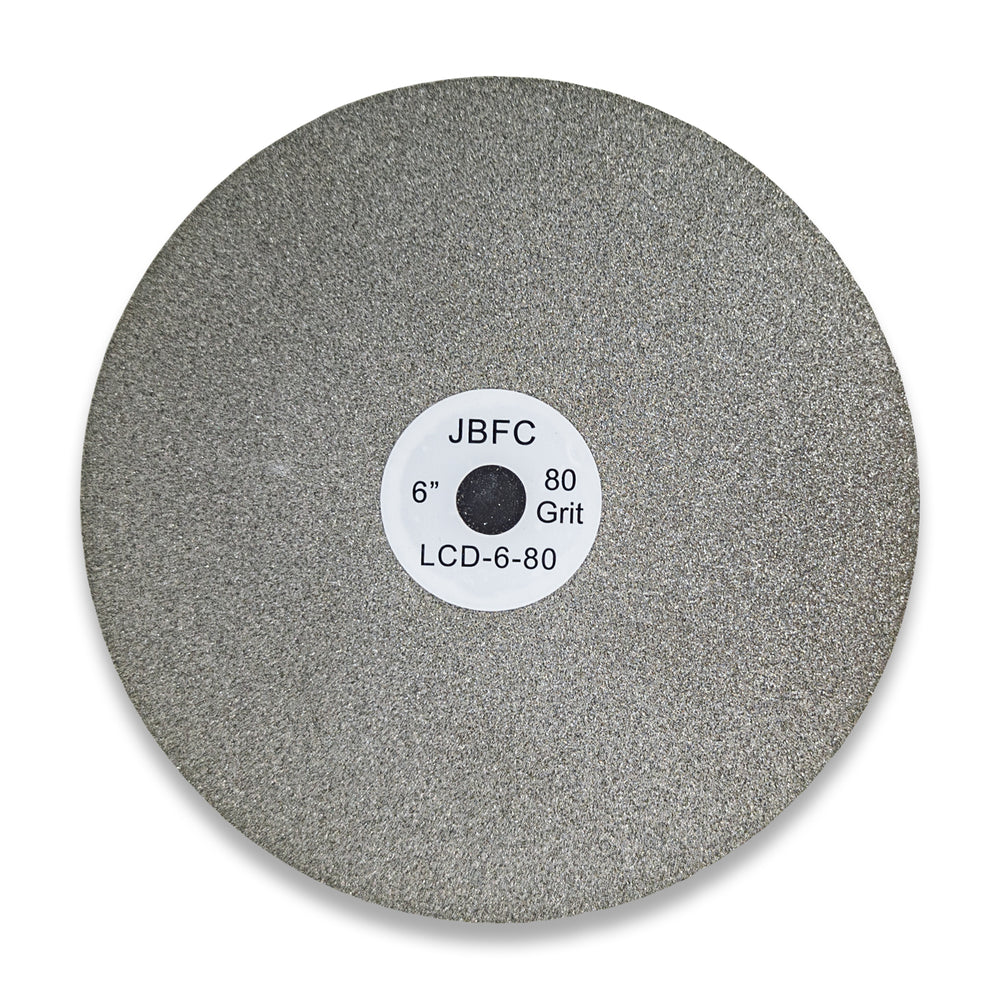 6" Magnetic Hard Disc, 80 grit| The Gem Shop, Inc.