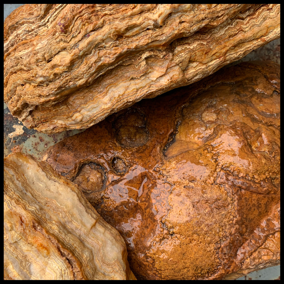 Java Lace Agate, Indonesia, Rough Rock, per lb| The Gem Shop, Inc.