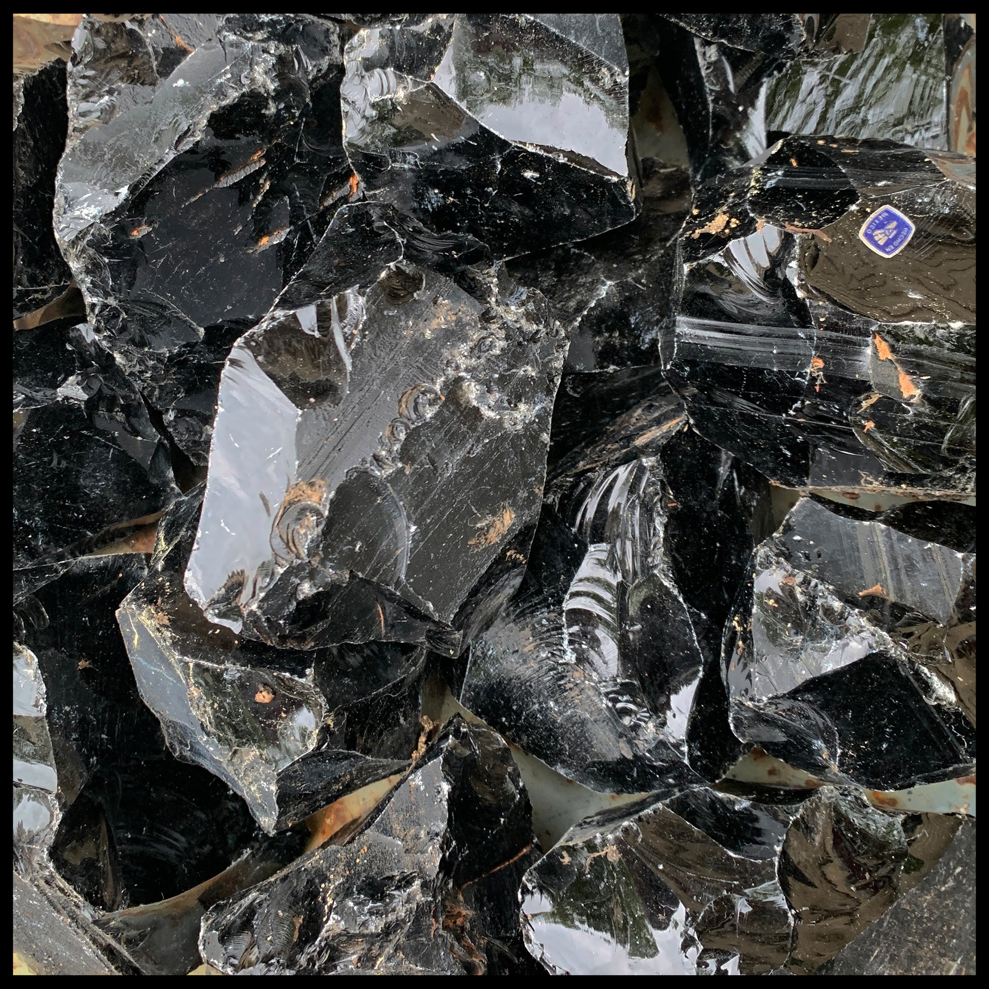 Obsidian, Rough Rock, per lb| The Gem Shop, Inc.