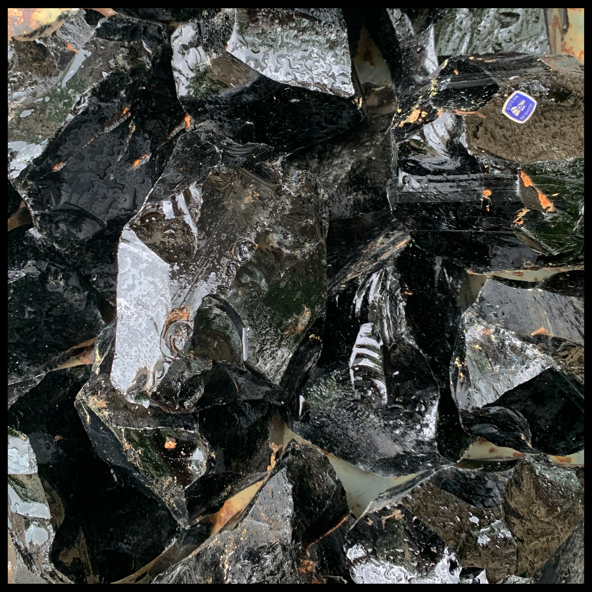 Obsidian, Rough Rock, per lb| The Gem Shop, Inc.