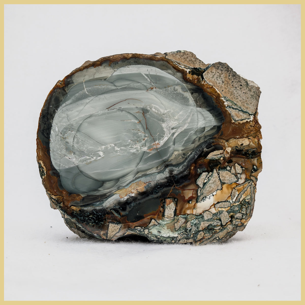 BLM522tr Blue Mountain Jasper Specimen| The Gem Shop, Inc.
