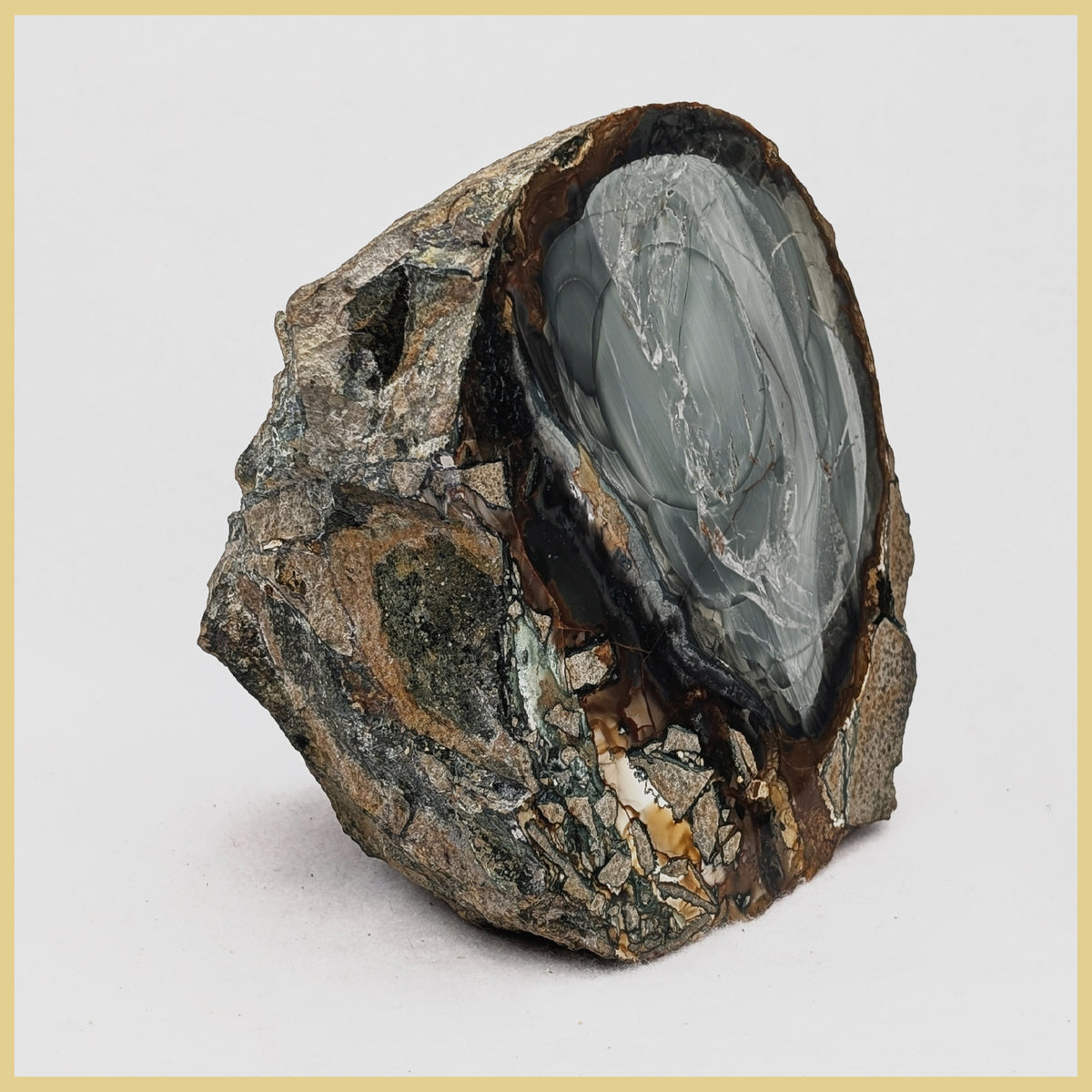 BLM522tr Blue Mountain Jasper Specimen| The Gem Shop, Inc.