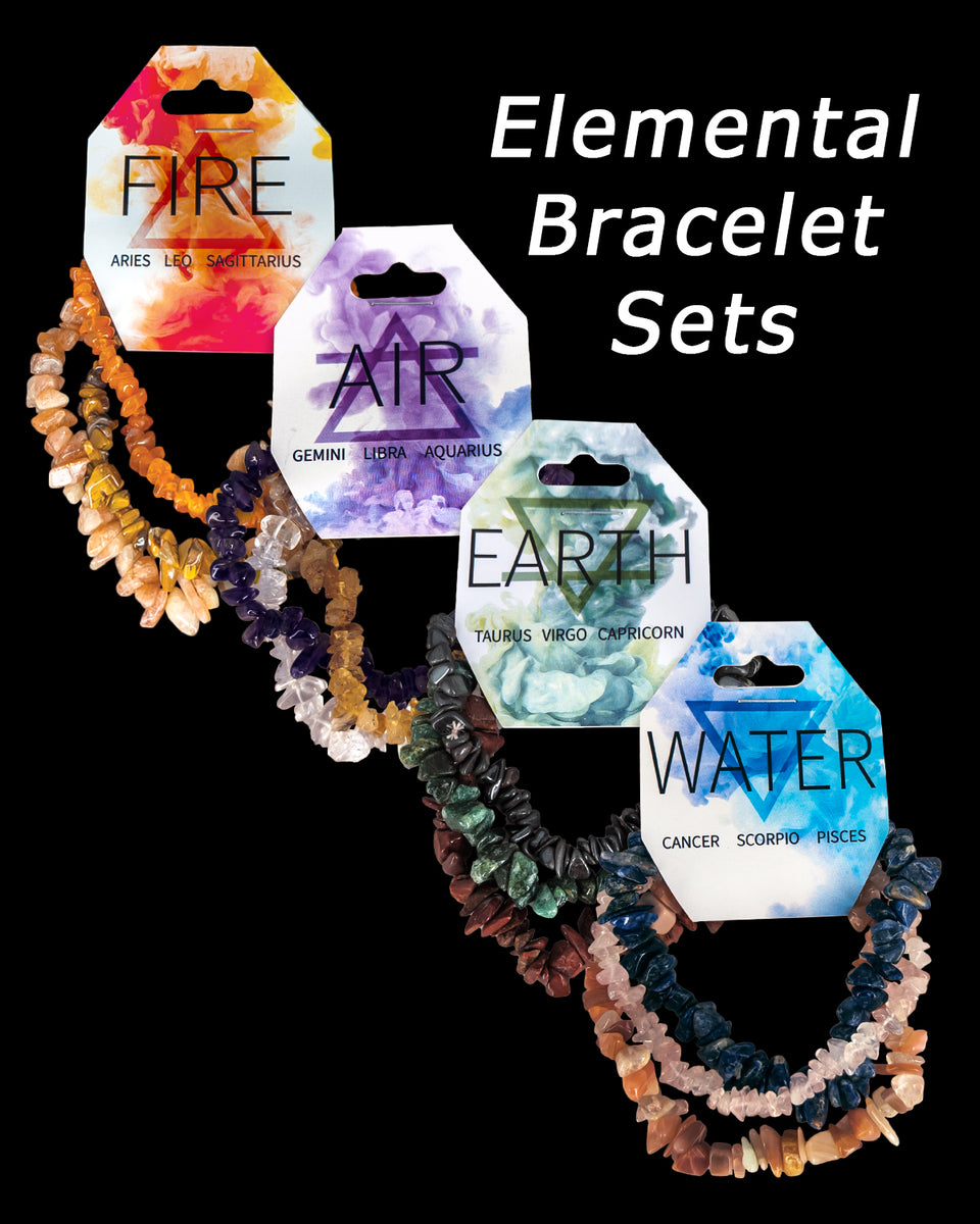 Element Bracelets - Water, Fire, Air, and Earth| The Gem Shop, Inc.
