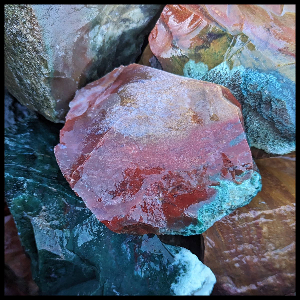 Fancy Jasper, Rough Rock, per lb| The Gem Shop, Inc.