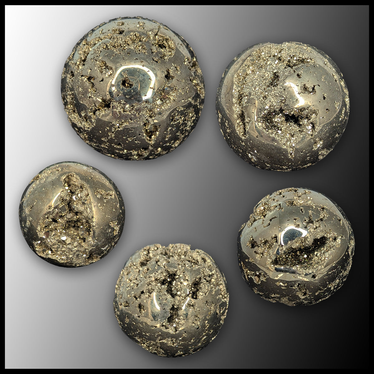 Pyrite Sphere - Multiple Sizes Available| The Gem Shop, Inc.