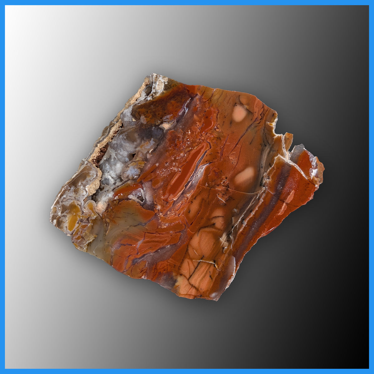 REV102 Red Velvet Agate Specimen| The Gem Shop, Inc.