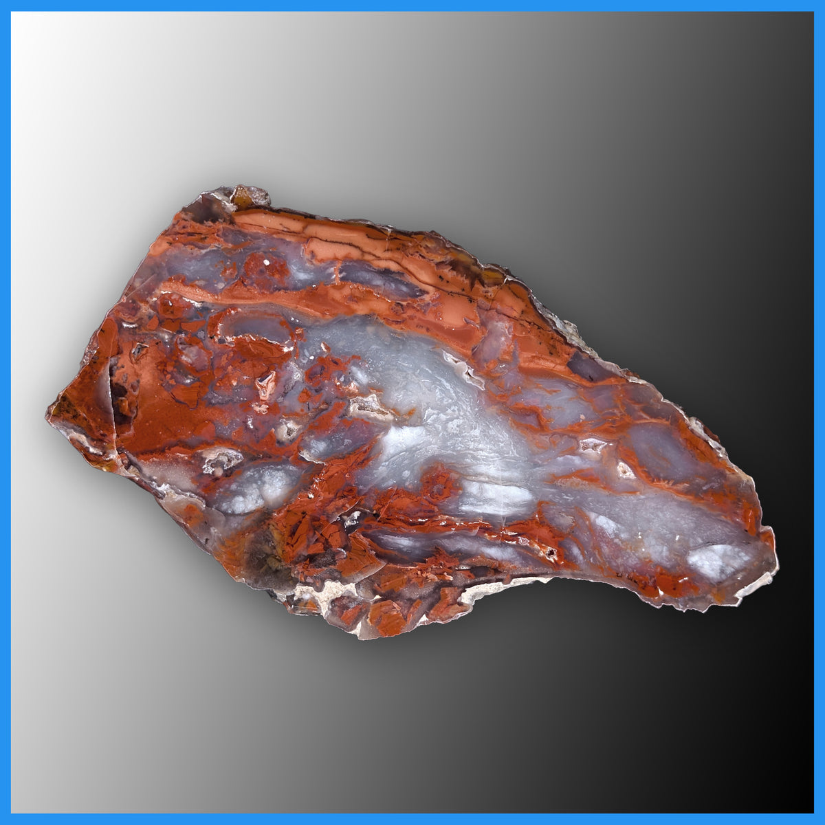 REV106 Red Velvet Agate Specimen| The Gem Shop, Inc.
