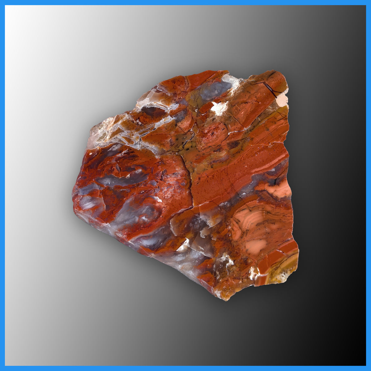 REV108 Red Velvet Agate Specimen| The Gem Shop, Inc.