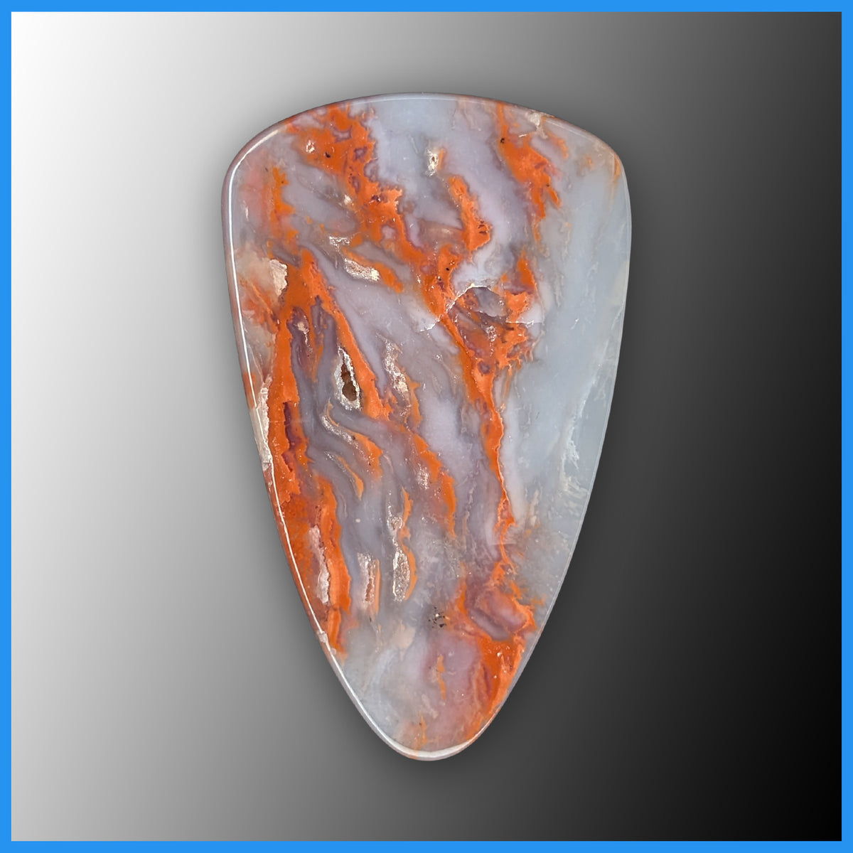 REV113c Red Velvet Agate Cabochon| The Gem Shop, Inc.