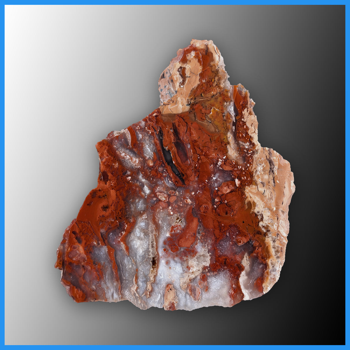 REV120 Red Velvet Agate Specimen| The Gem Shop, Inc.
