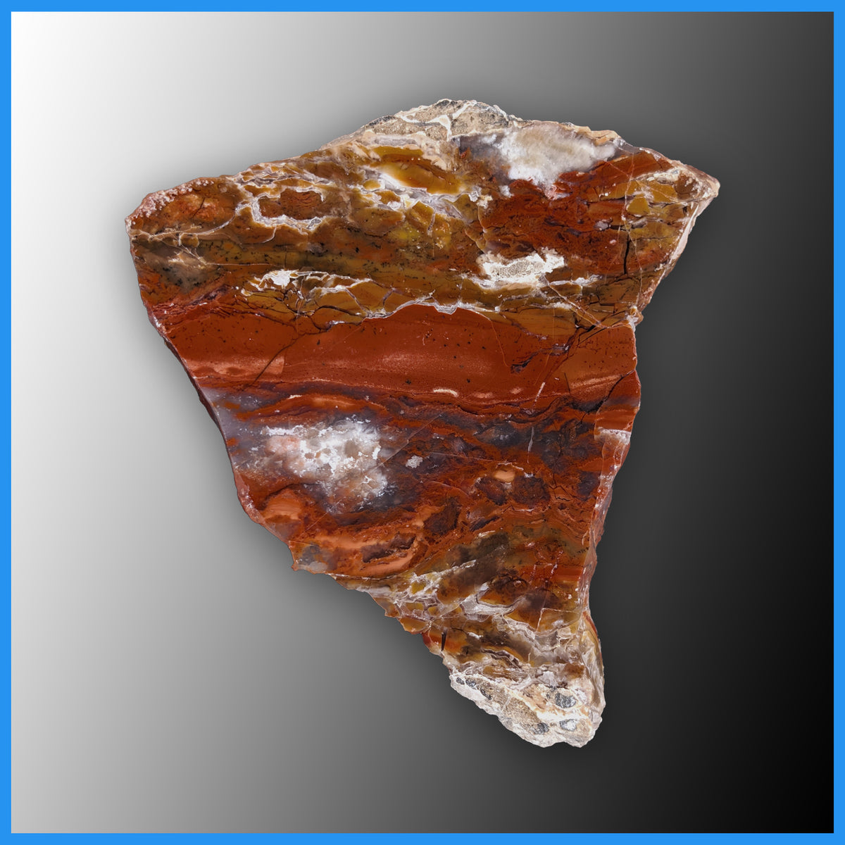 REV121 Red Velvet Agate Specimen| The Gem Shop, Inc.