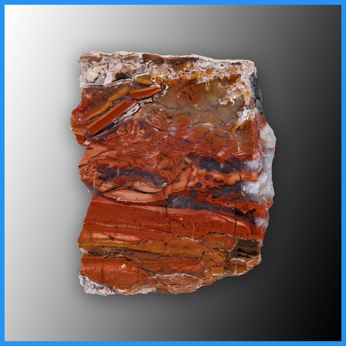 REV122 Red Velvet Agate Specimen| The Gem Shop, Inc.