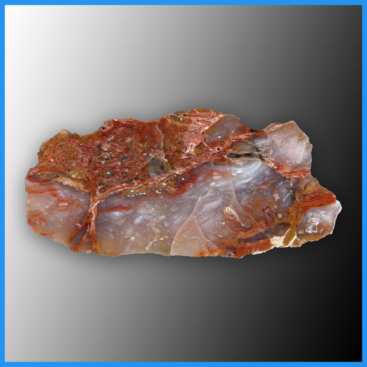 REV128 Red Velvet Agate Specimen| The Gem Shop, Inc.