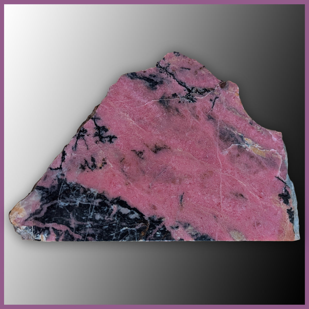 RHO108 Rhodonite Polished Slab| The Gem Shop, Inc.