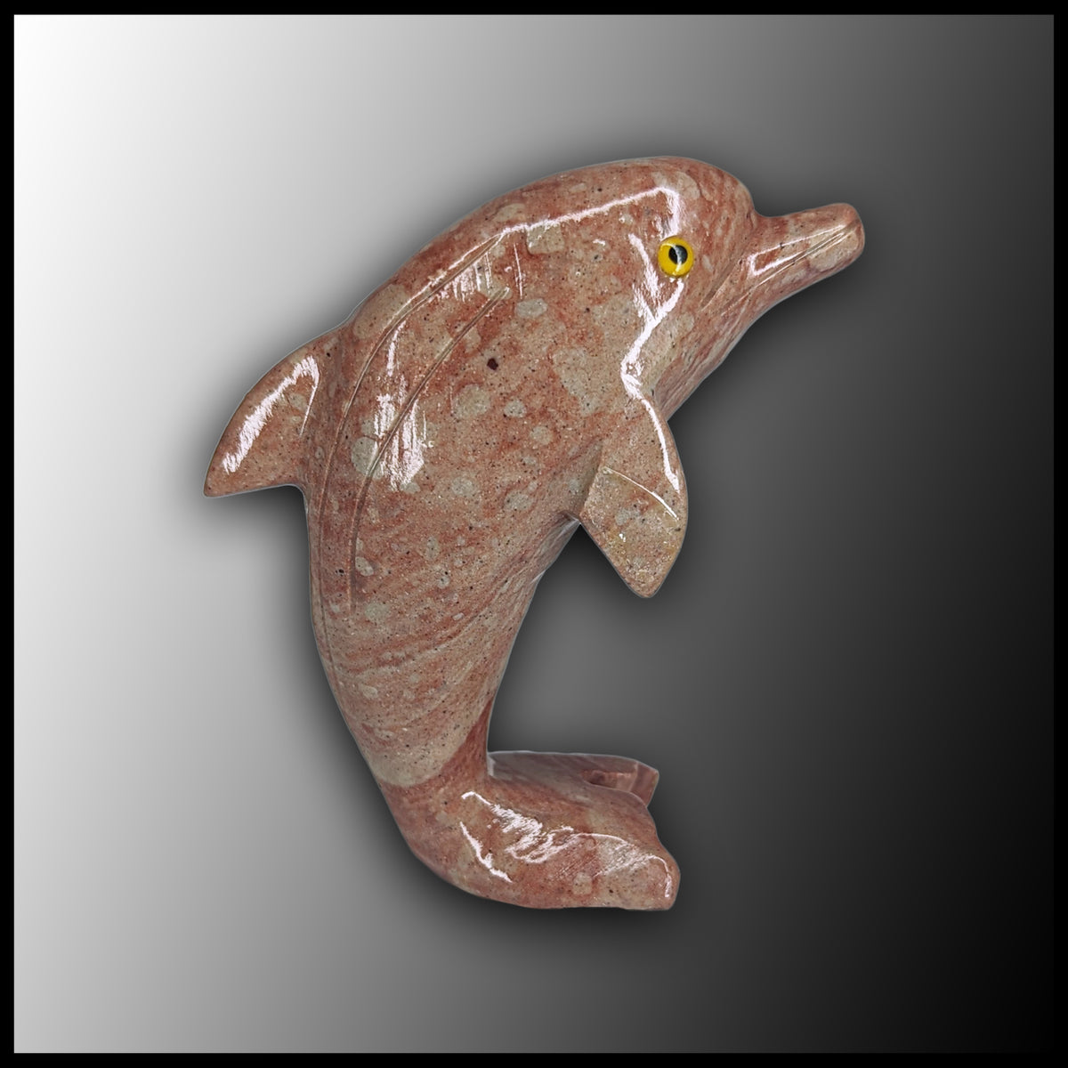 Soapstone Dolphin| The Gem Shop, Inc.