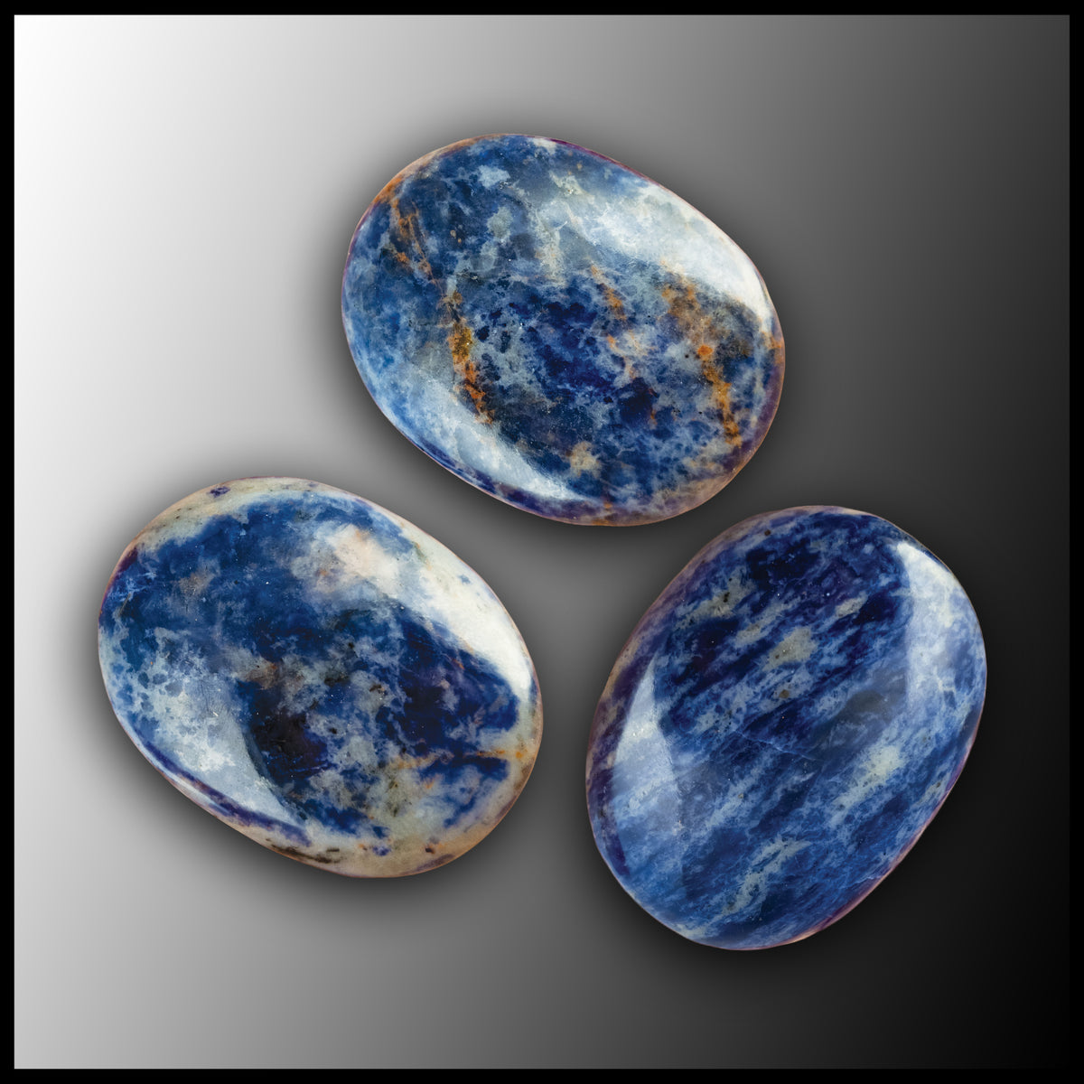 Sodalite Palm Stone| The Gem Shop, Inc.
