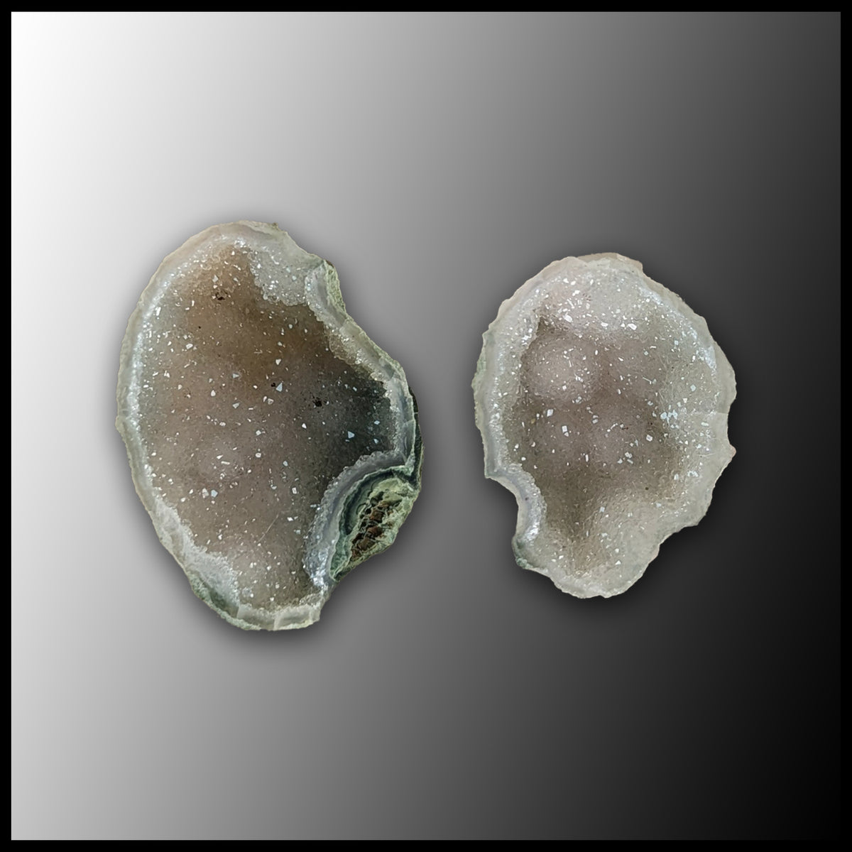TAB3456 Tabasco Geode Pair| The Gem Shop, Inc.