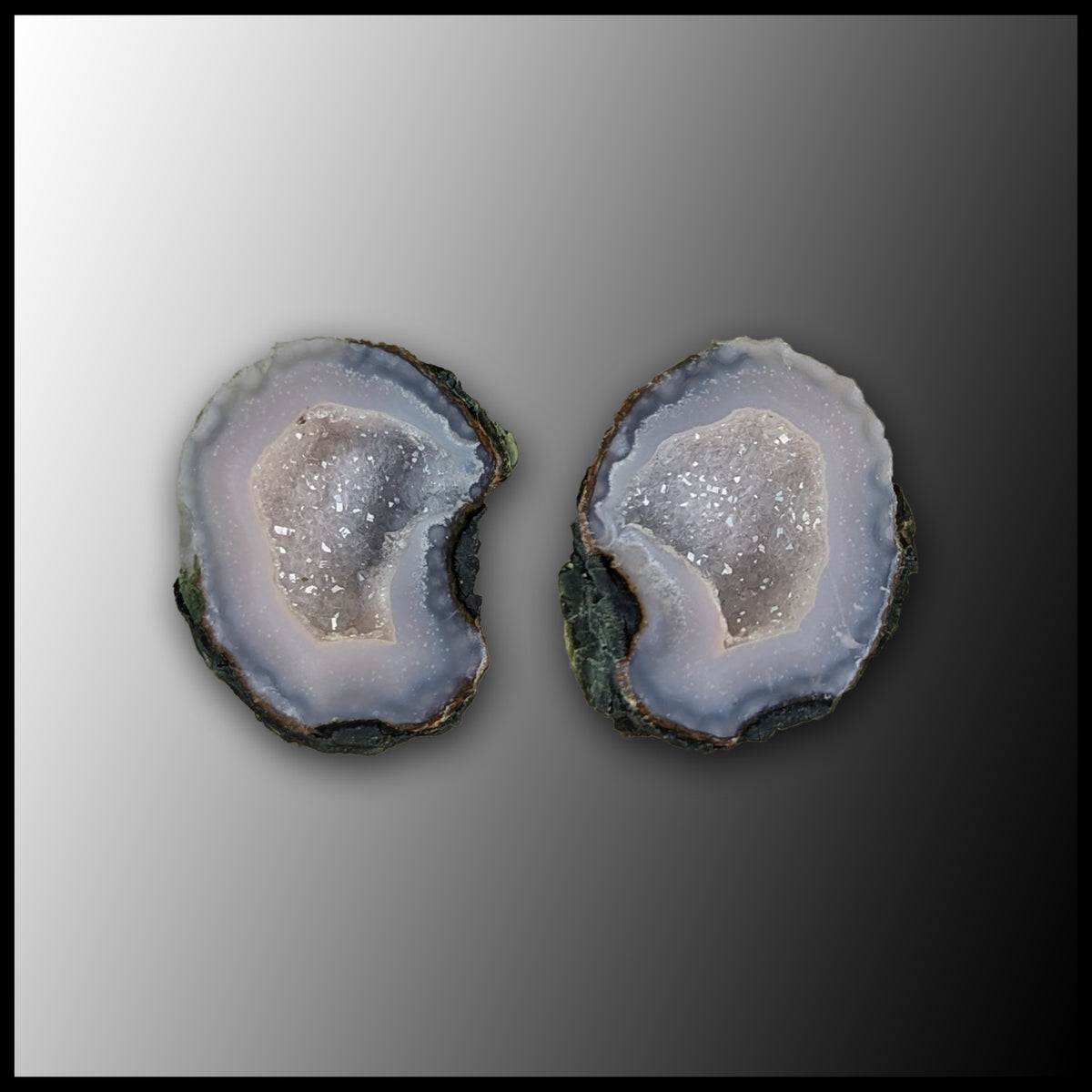 TAB3462 Tabasco Geode Pair| The Gem Shop, Inc.