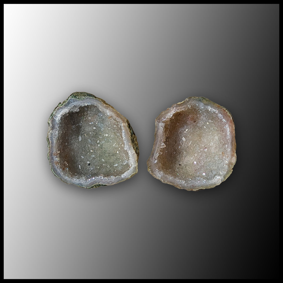 TAB3511 Tabasco Geode Pair| The Gem Shop, Inc.