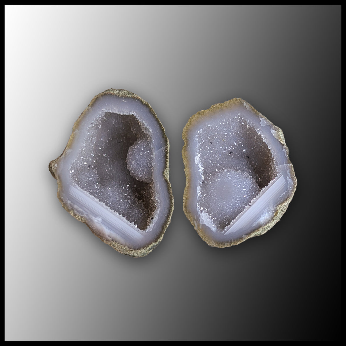 TAB3520 Tabasco Geode Pair| The Gem Shop, Inc.