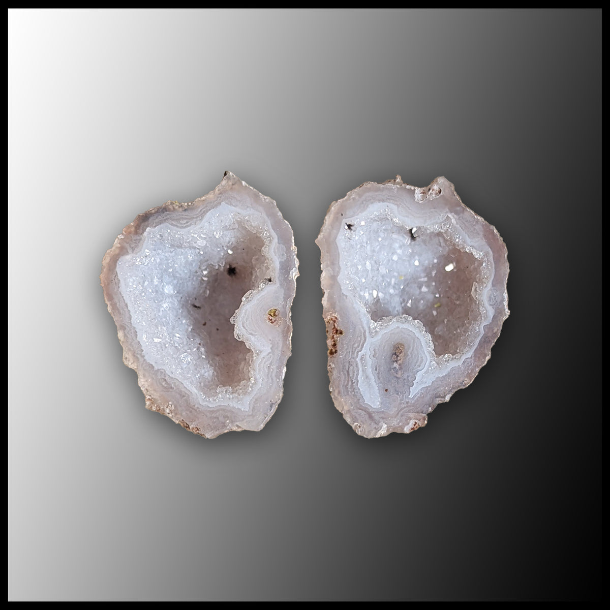 TAB3523 Tabasco Geode Pair| The Gem Shop, Inc.