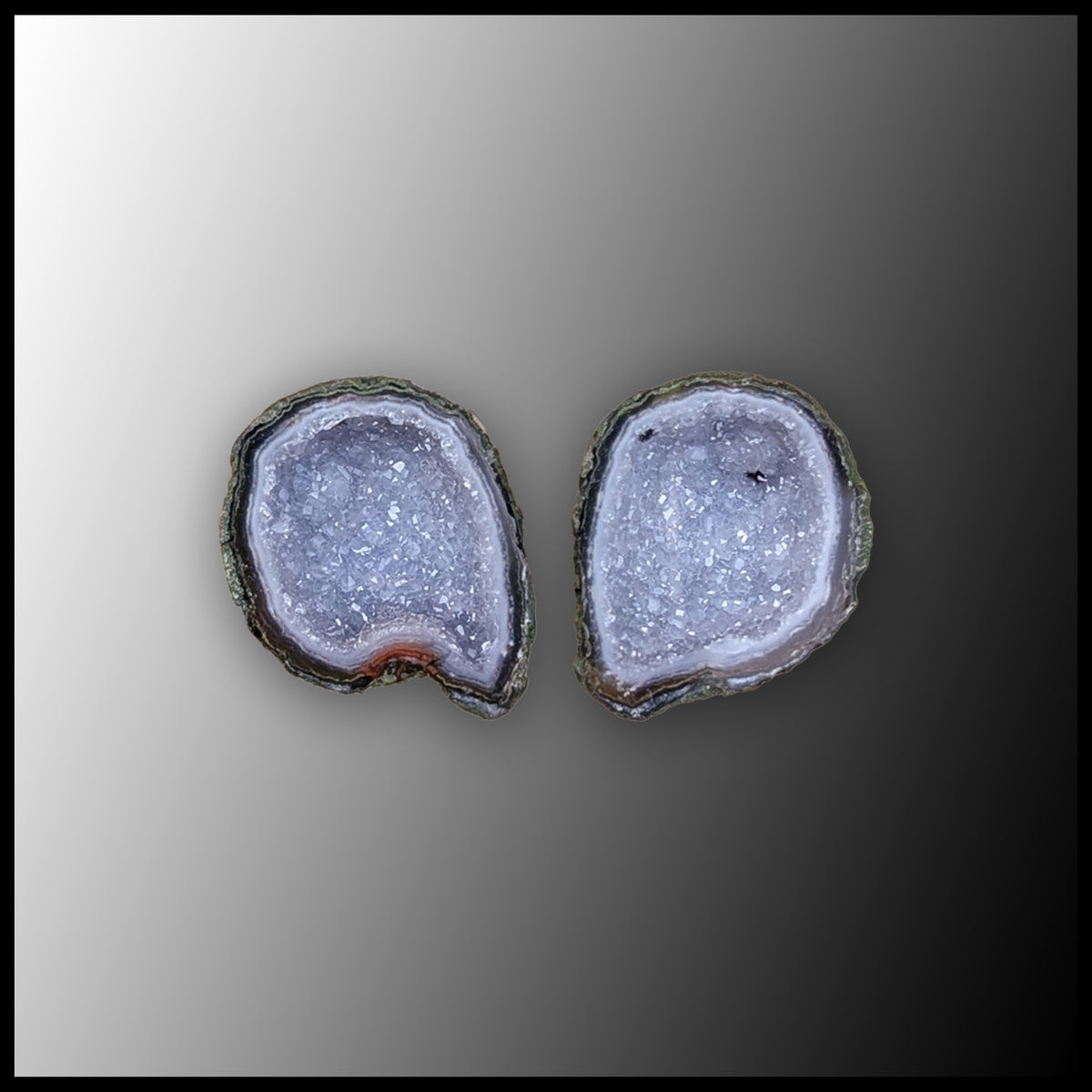 TAB3612 Tabasco Geode Pair| The Gem Shop, Inc.