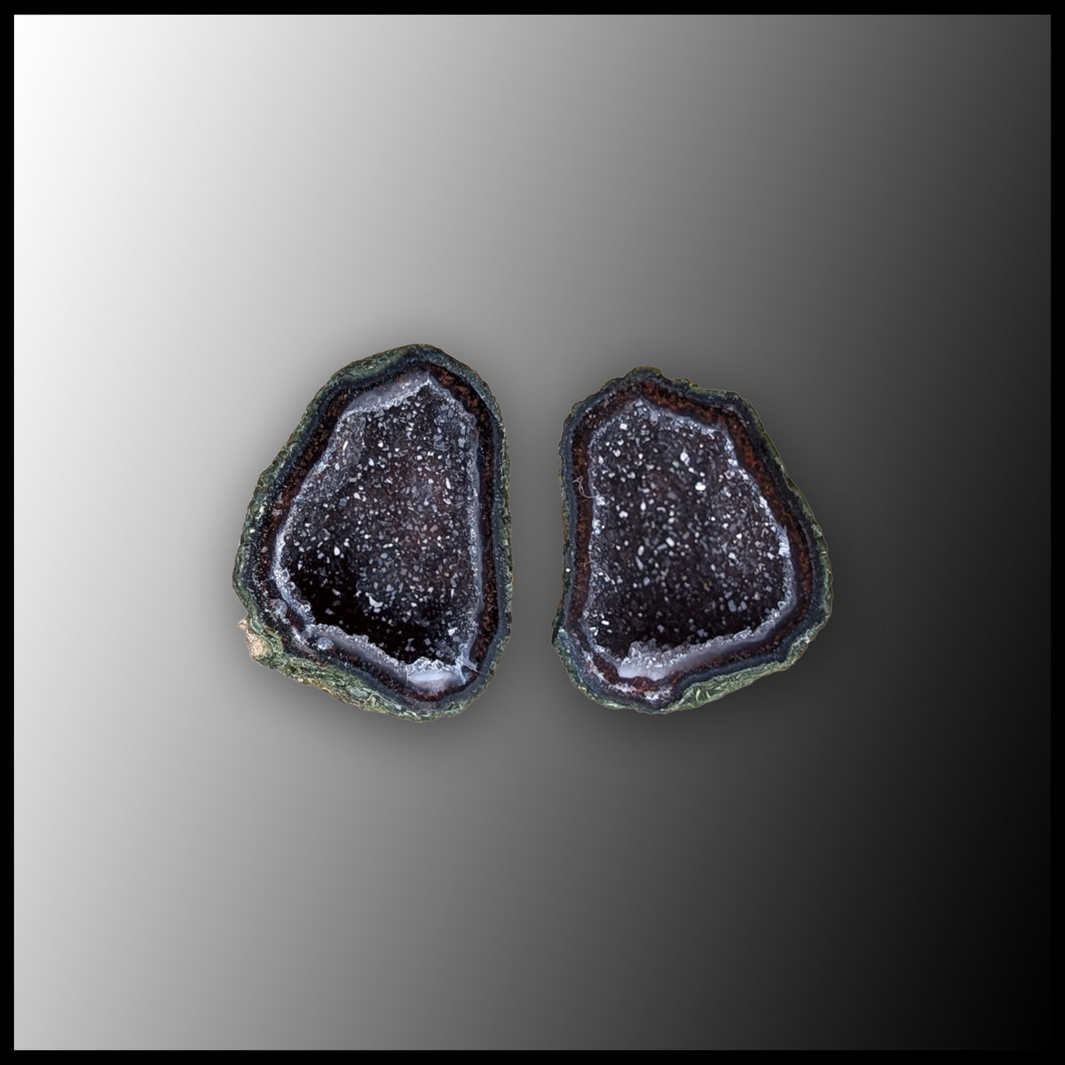 TAB3629 Tabasco Geode Pair| The Gem Shop, Inc.