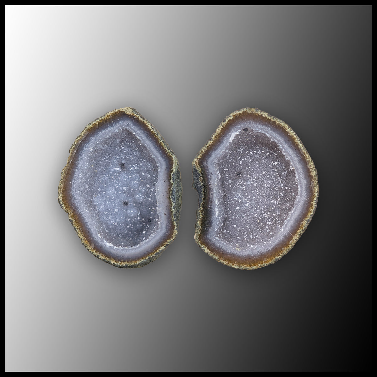 TAB3643 Tabasco Geode Pair| The Gem Shop, Inc.