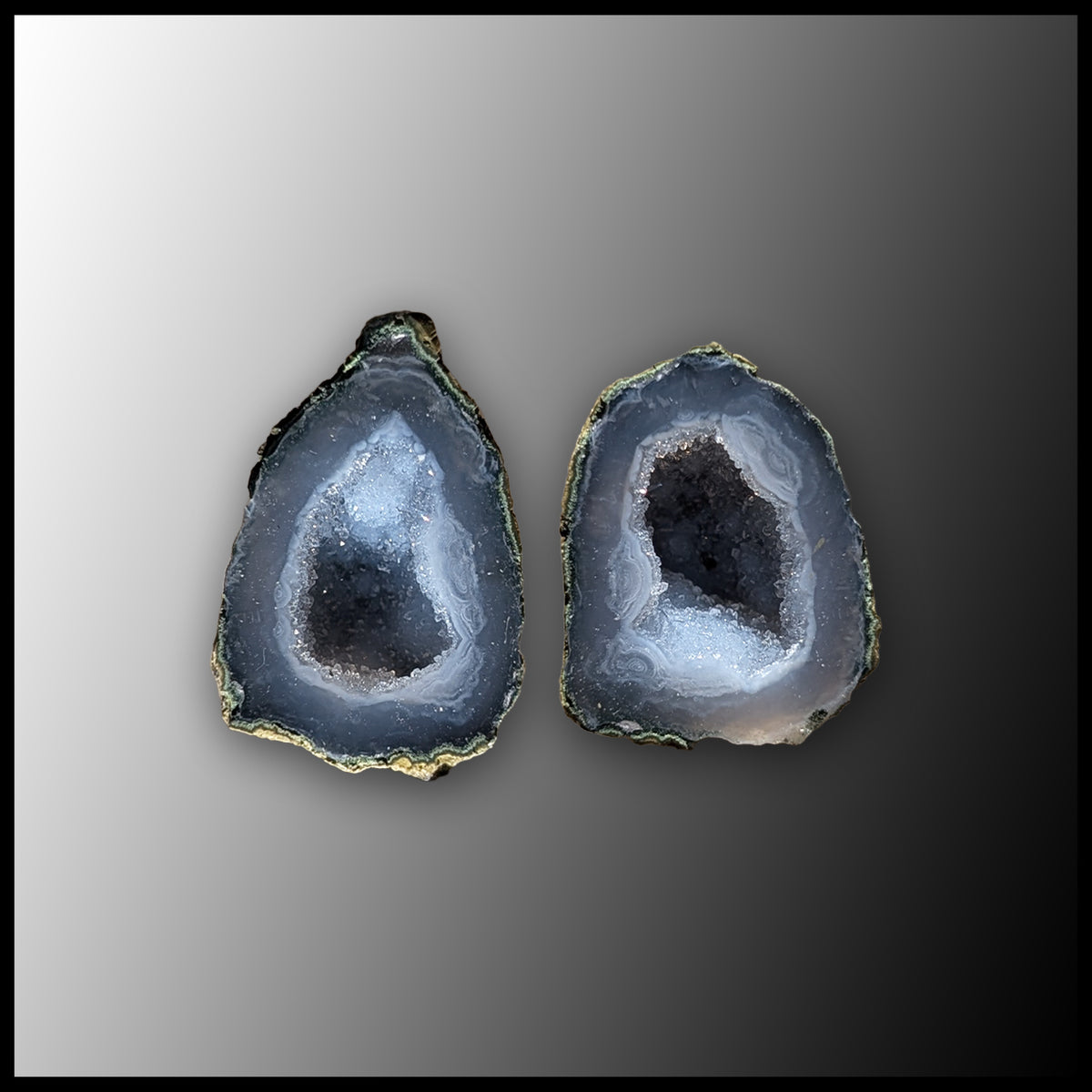 TAB3721 Tabasco Geode Pair| The Gem Shop, Inc.