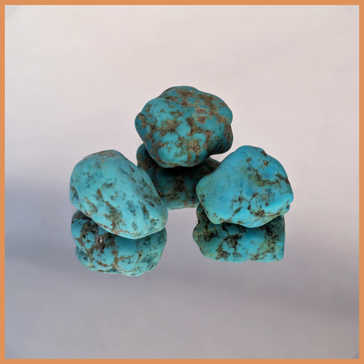 TRQ109 Cananea Turquoise 3pc lot| The Gem Shop, Inc.