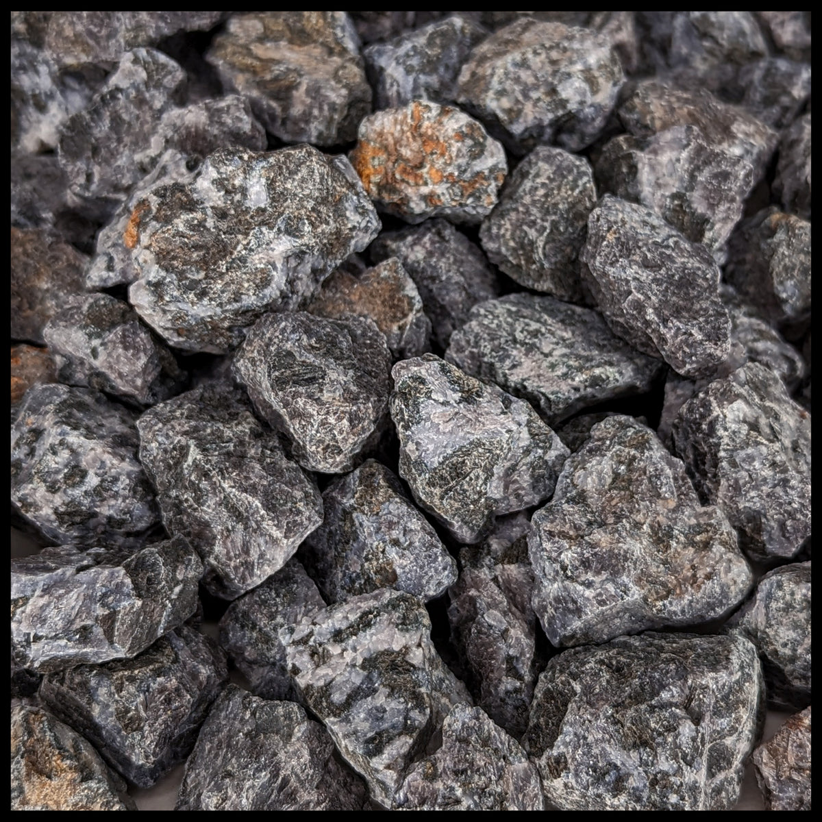 Indigo Gabbro, Tumbling Rough, per lb| The Gem Shop, Inc.