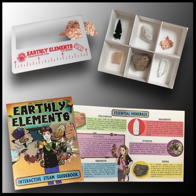Earthly Elements: Essential Rocks & Minerals Kit| The Gem Shop, Inc.