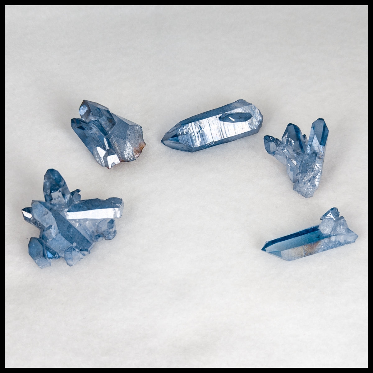 Sky Blue Mist Quartz Small Cluster| The Gem Shop, Inc.