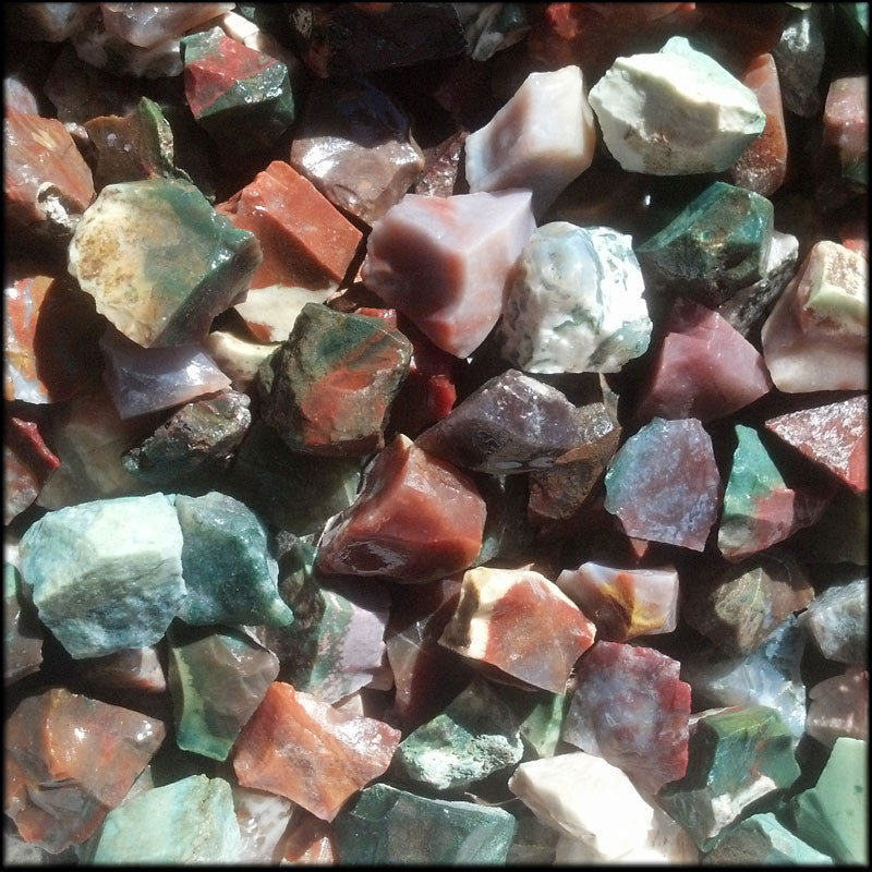 Fancy Jasper Mix, Tumbling Rough, per lb| The Gem Shop, Inc.