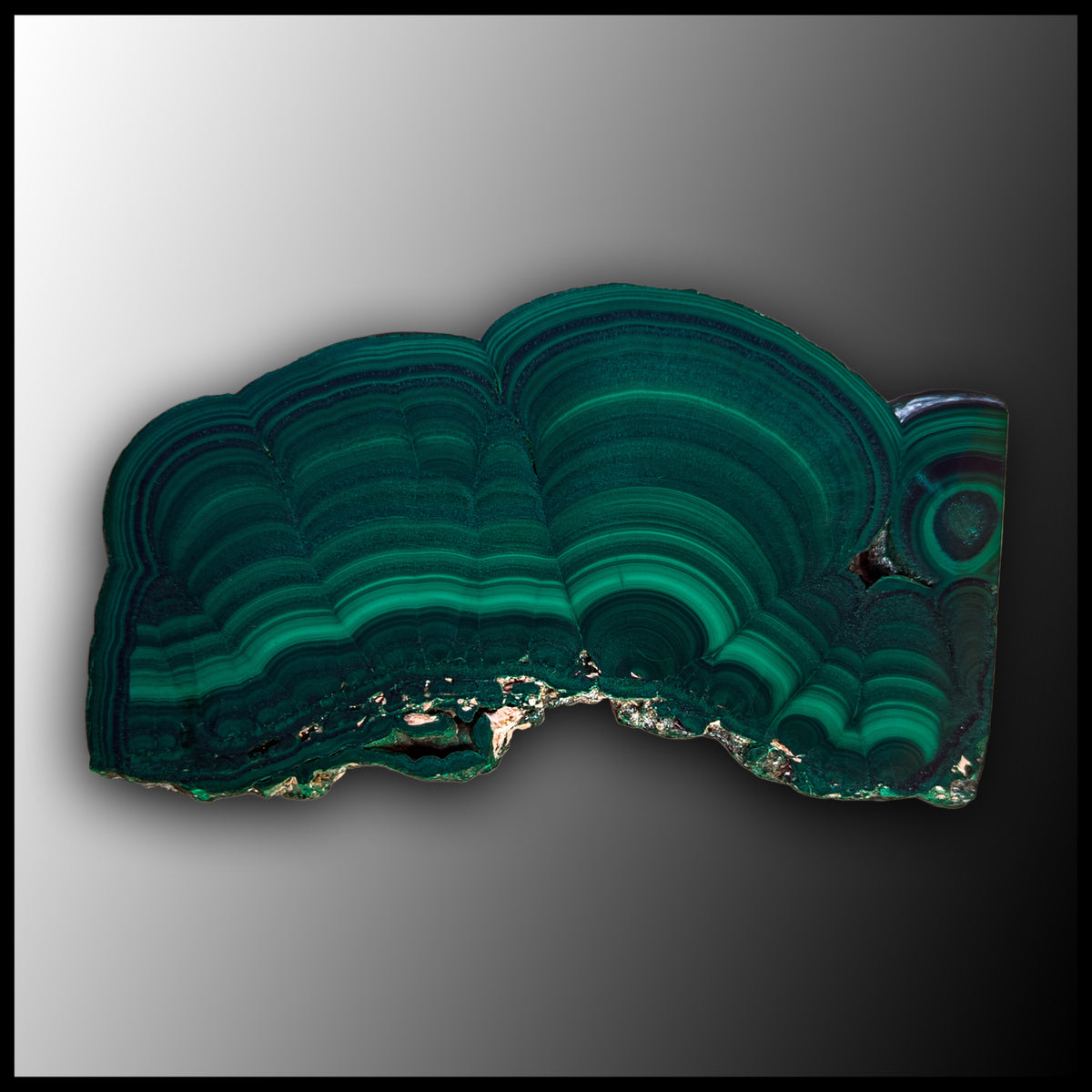 MAL205 Malachite Slab| The Gem Shop, Inc.
