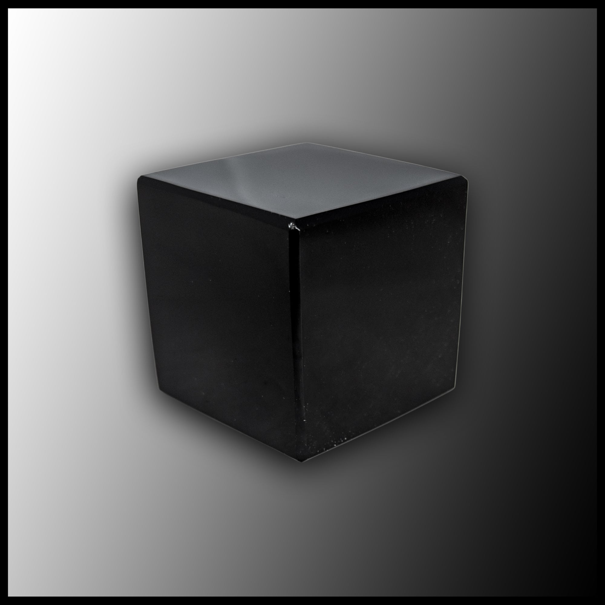 Obsidian Cube| The Gem Shop, Inc.