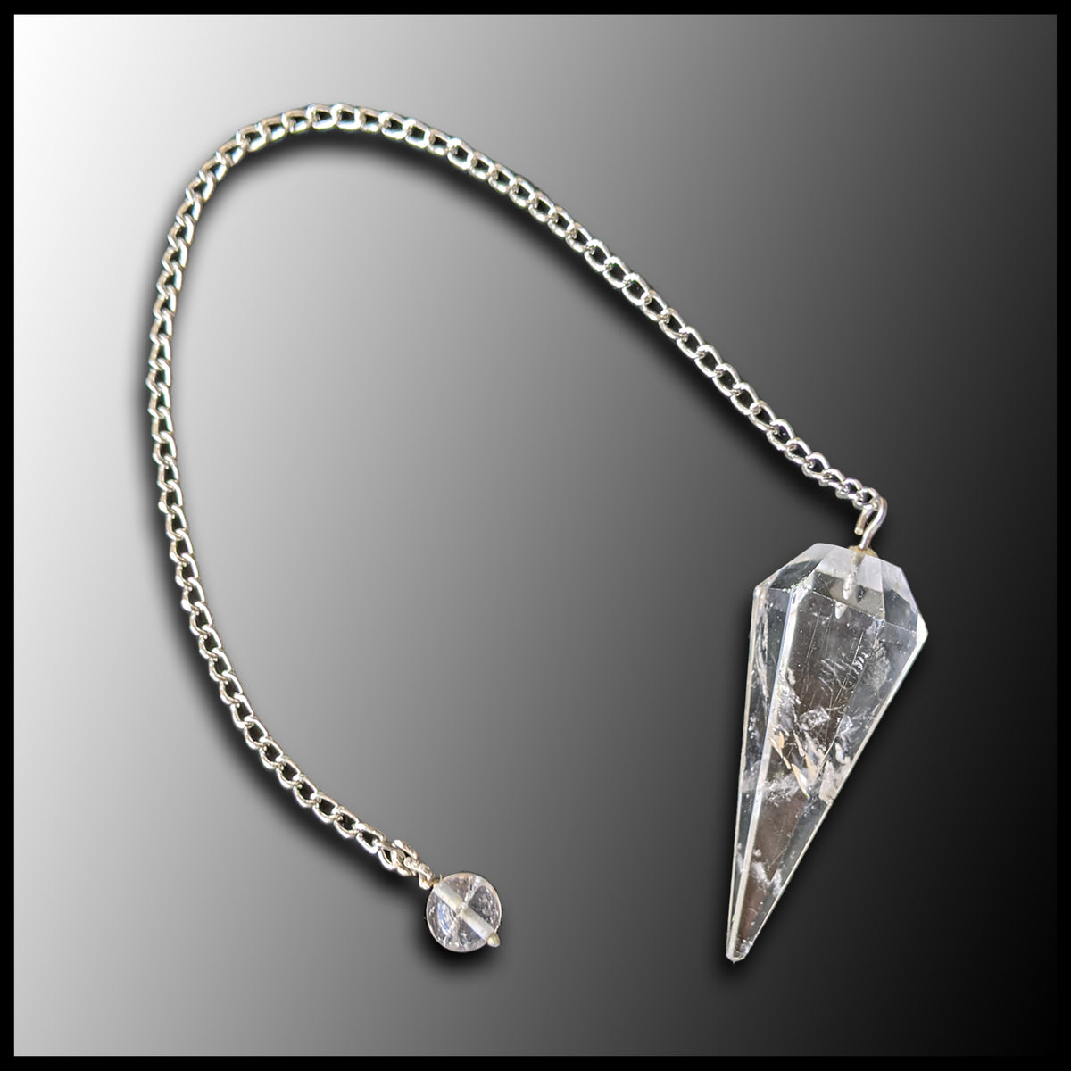Clear Quartz Pendulum| The Gem Shop, Inc.