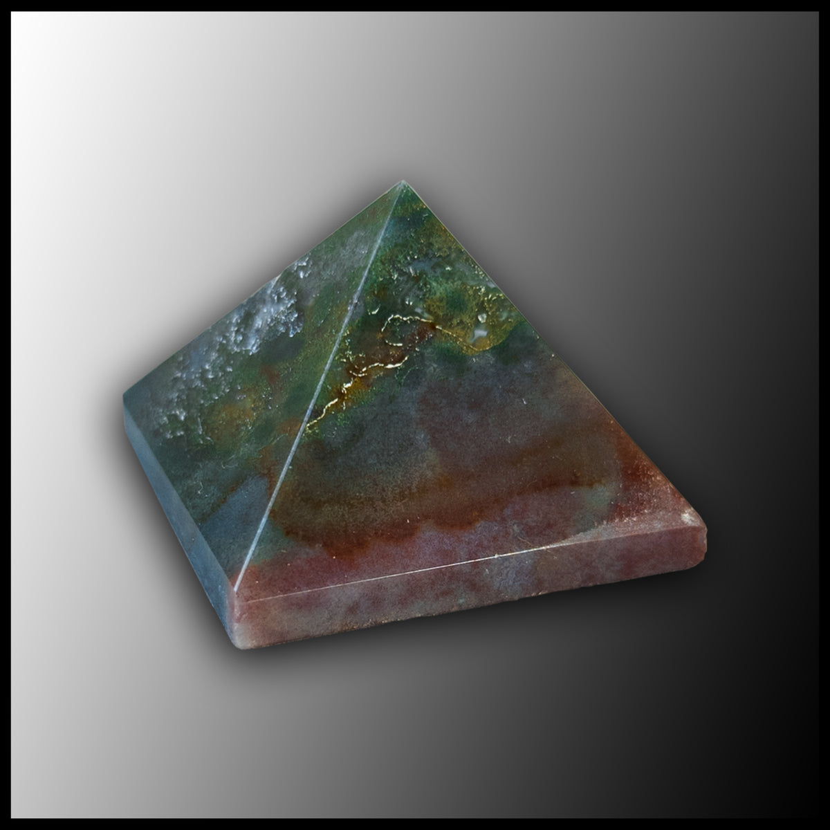 Fancy Jasper Pyramid| The Gem Shop, Inc.