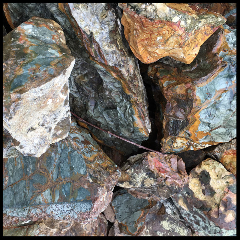 Rocky Butte Picture Jasper, Rough Rock, per lb| The Gem Shop, Inc.