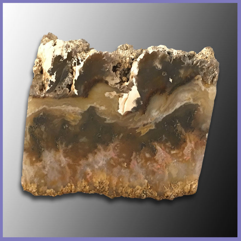RRP111 Regency Rose Plume Agate Specimen| The Gem Shop, Inc.